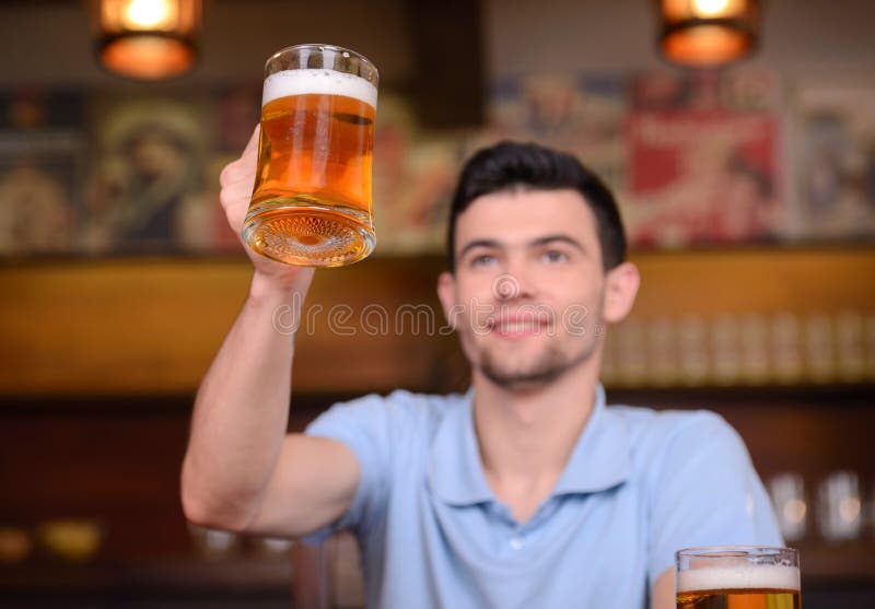 Beer Pub stock photo. Image of alcohol, human, caucasian - 42987462
