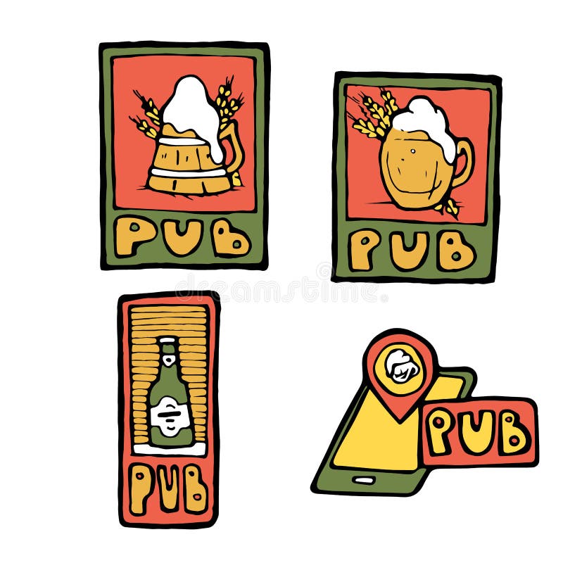 Pub Stickers Stock Illustrations – 649 Pub Stickers Stock Illustrations ...
