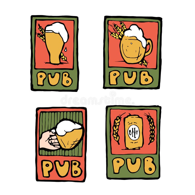 Pub Stickers Stock Illustrations – 439 Pub Stickers Stock Illustrations ...
