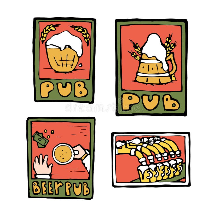 Pub Stickers Stock Illustrations – 439 Pub Stickers Stock Illustrations ...