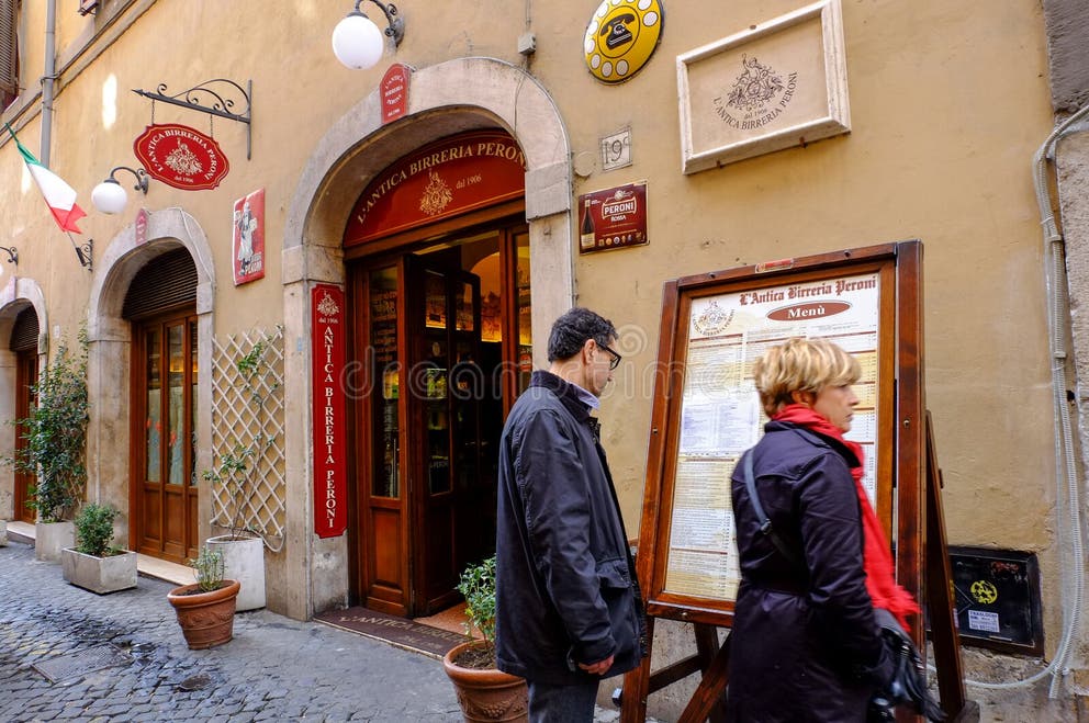 Beer pub in Rome editorial photo. Image of brewery, brewed - 47002566