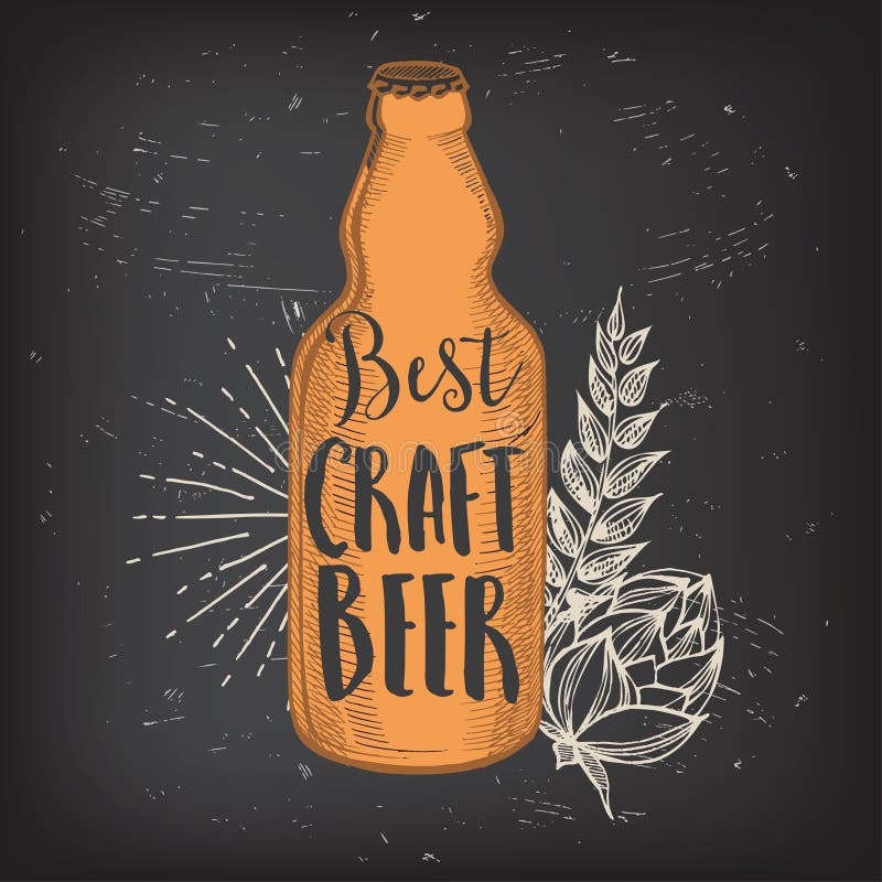 Beer Restaurant Cafe Menu, Template Design. Stock Vector - Illustration ...