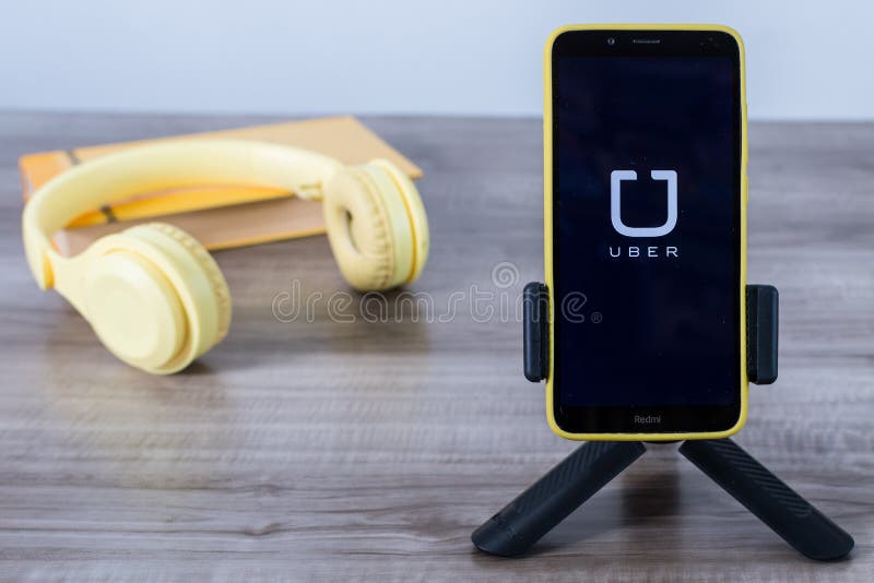 Uber Mobile App on Smartphone Editorial Photography - Image of cell ...