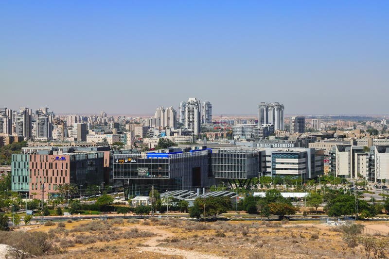 Beer Sheva. Israel. stock image. Image of skyline, tech - 249249775