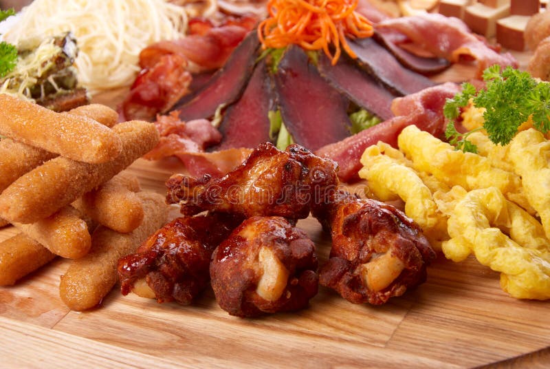 Beer snack stock image. Image of smoked, dried, sausages - 12549243