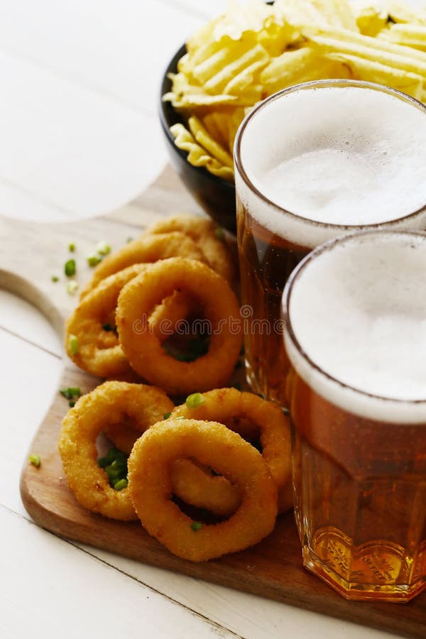 Beer and snacks stock image. Image of nutrient, tray - 94227471
