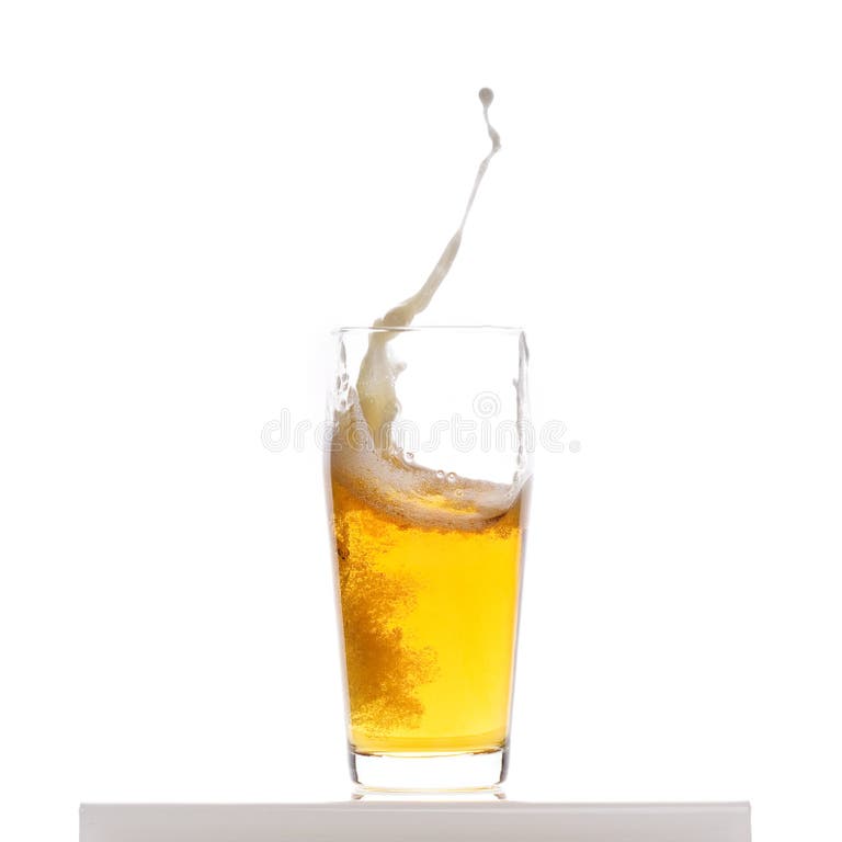 Beer splash stock photo. Image of fizz, gold, lager, fizzy - 15927174