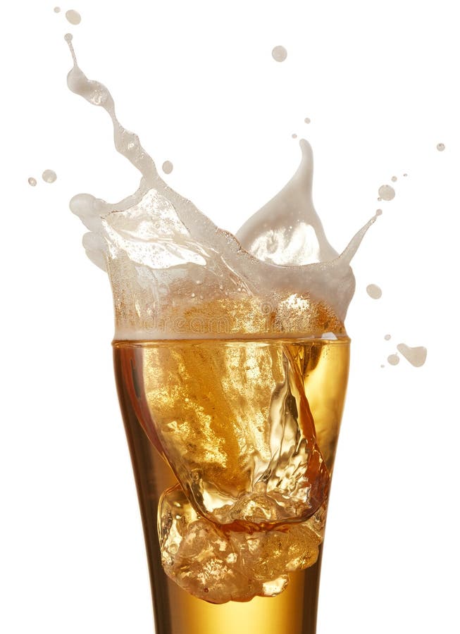 Beer splash stock photo. Image of fizz, gold, lager, fizzy - 15927174