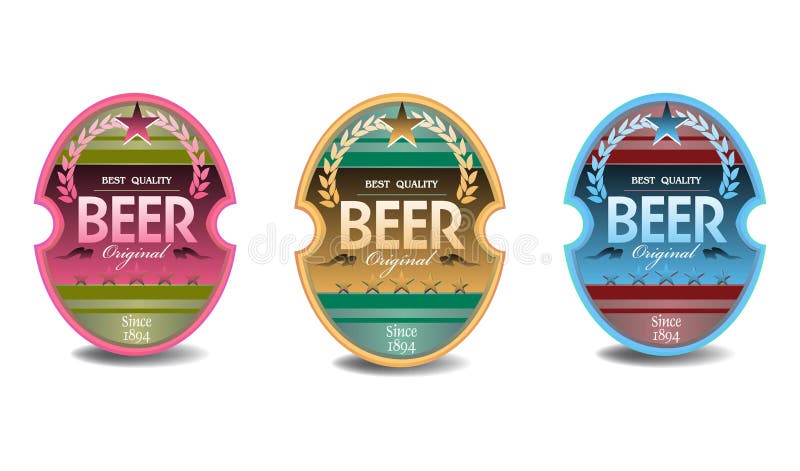 Generic beer label logo stock vector. Illustration of cereal - 16881982