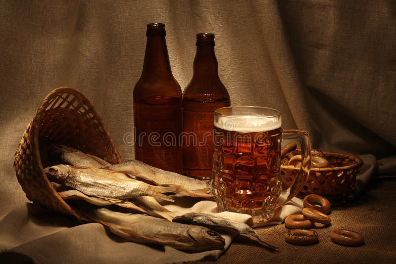 Beer still life stock photo. Image of vintage, lager - 18719840