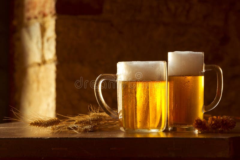 Beer still life stock image. Image of brewery, brewing - 61065585