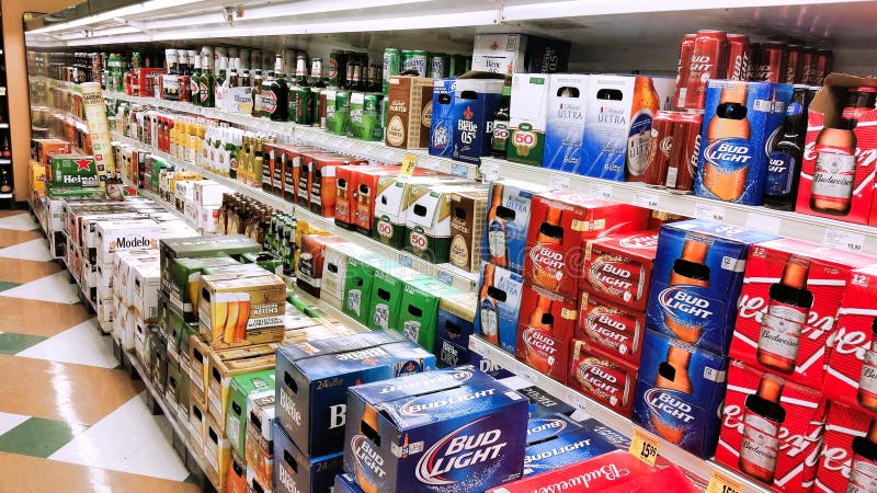 Beer in store. editorial stock photo. Image of product - 67186153