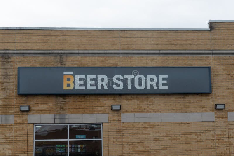 Beer store sign in Toronto editorial stock photo. Image of ontario ...