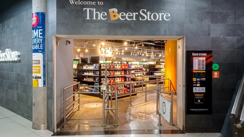 Beer Store Sign on the Wall Editorial Photo - Image of canada, canadian ...