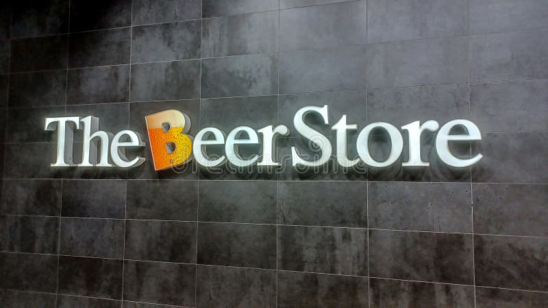 Beer Store Sign on the Wall Editorial Image - Image of beverage ...