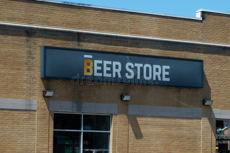 Beer Store Sign on the Wall Editorial Stock Image - Image of banner ...