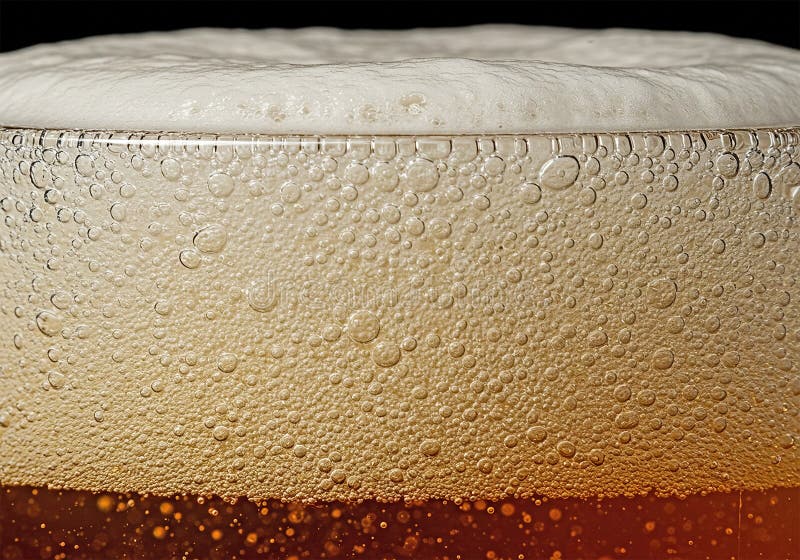 A Golden-colored Bubbly Liquid Carbonated Beverage in Which Fizzy ...