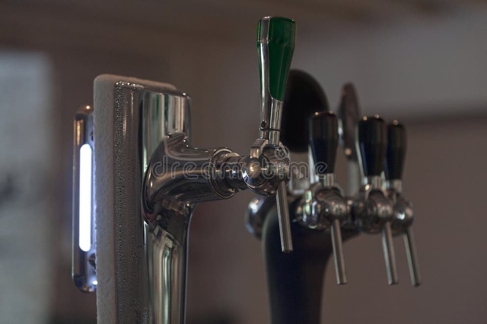 Beer Tap stock image. Image of drink, close, counter - 278752013