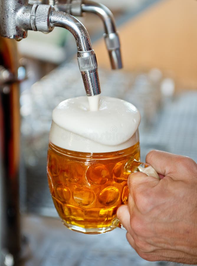 Beer on tap stock image. Image of draft, bitter, foam - 31290181
