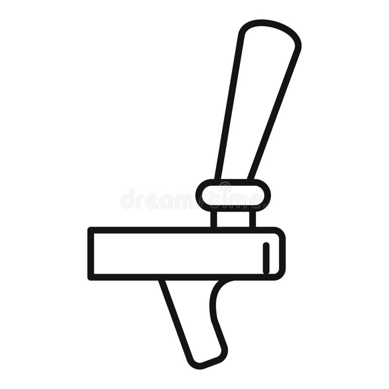 Beer Tap Handle Icon, Outline Style Stock Illustration - Illustration ...