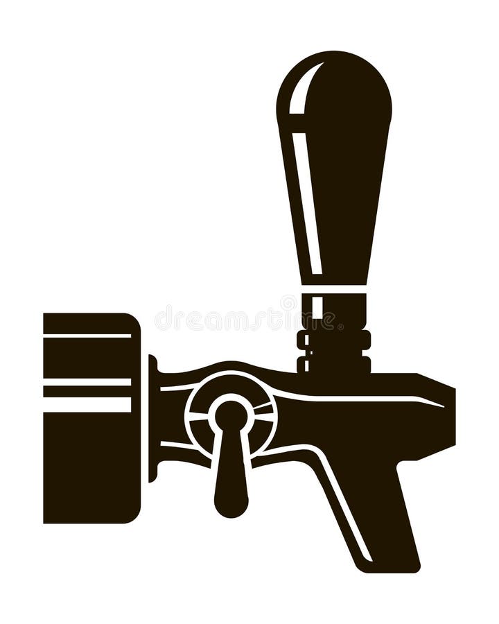 Beer tap icon stock vector. Illustration of shape, decoration - 81386770