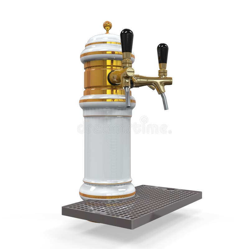 Beer Tap Isolated stock illustration. Illustration of equipment - 36107232