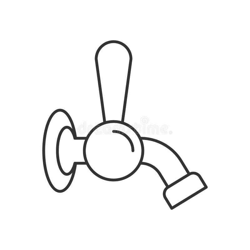 Beer tap icon stock vector. Illustration of sign, black - 81386770