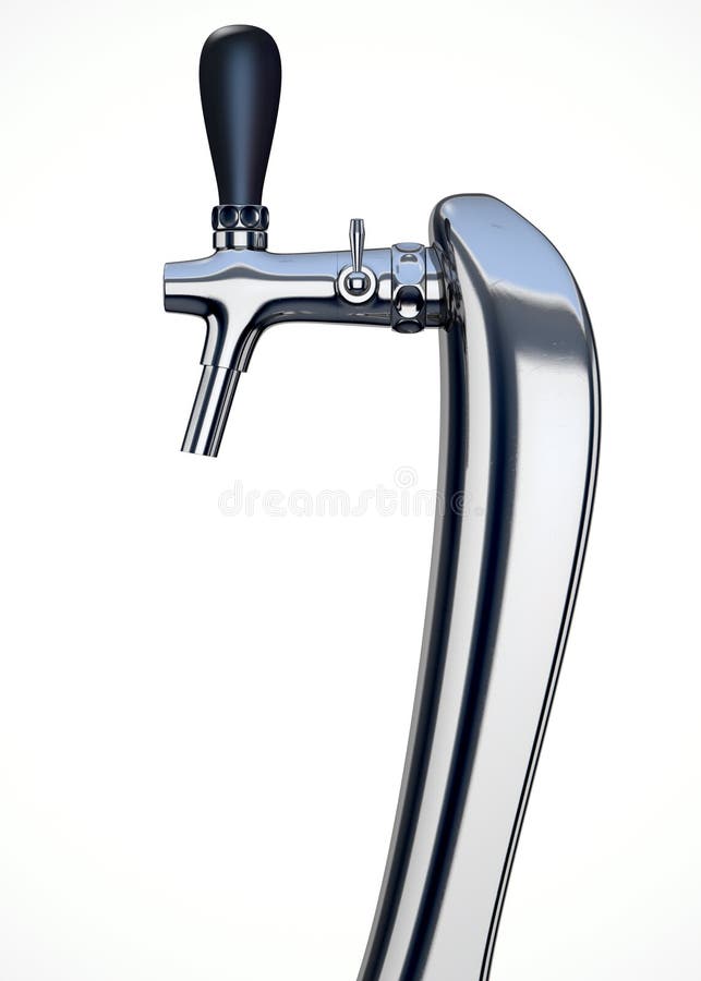 Beer Tap Isolated stock illustration. Illustration of cold - 36132767