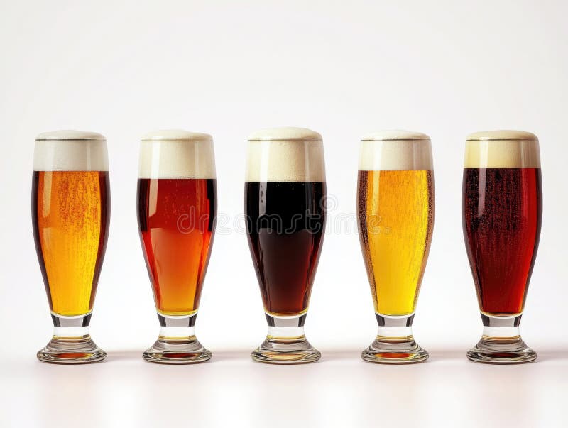 Beer Tasting Set stock image. Image of beer, pilsner - 360158181