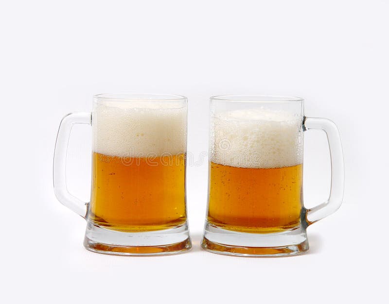Mugs beer stock photo. Image of crockery, drink, brewed - 1825128