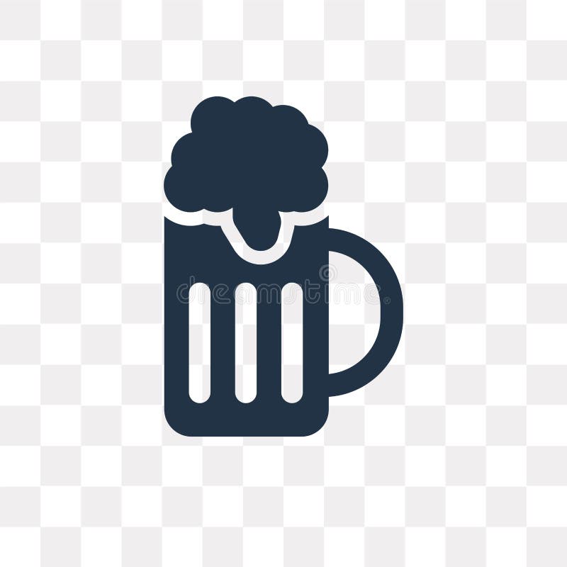 Beer Vector Icon Isolated on Transparent Background, Beer Trans Stock ...