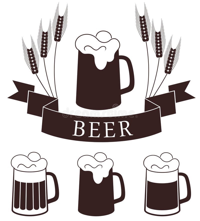 Beer stock vector. Illustration of drink, abstract, icons - 50514475