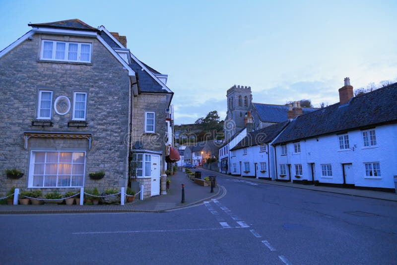 Beer Devon fishing Village stock image. Image of road - 184510375