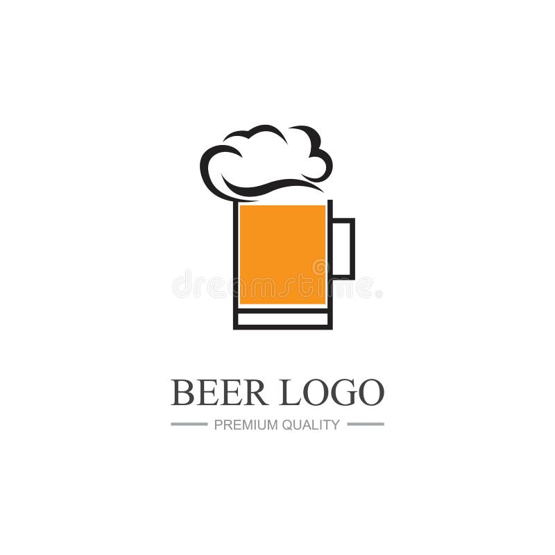 Beer Vintage Logo Design Template Inspiration Vector Illustration Stock ...