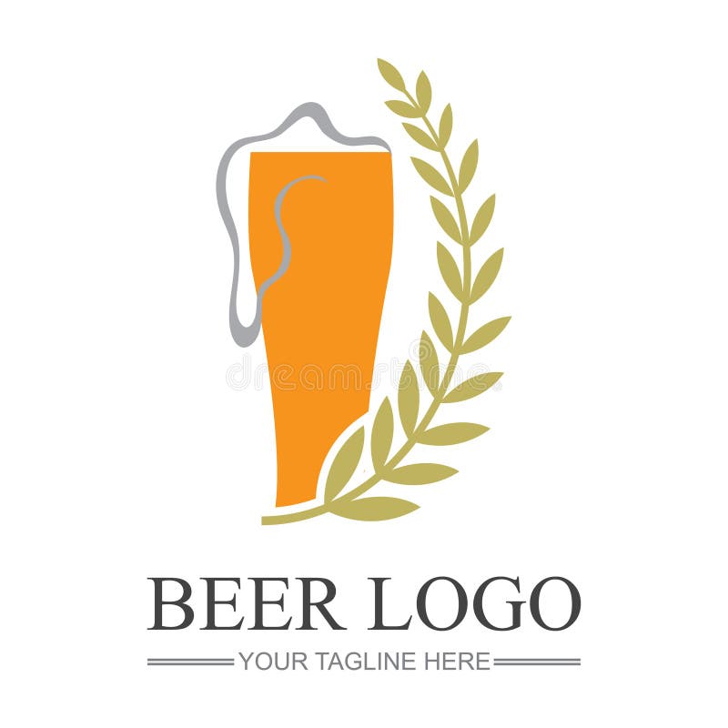 Beer Vintage Logo Design Template Inspiration Vector Illustration Stock ...
