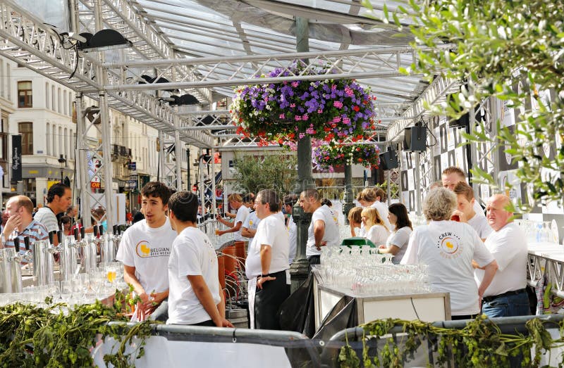 Beer Weekend in Brussels editorial stock photo. Image of beer - 26702128