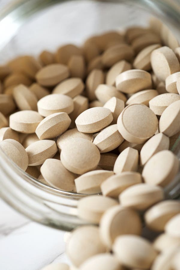 Beer yeast pills stock photo. Image of healthy, calcium - 162869666