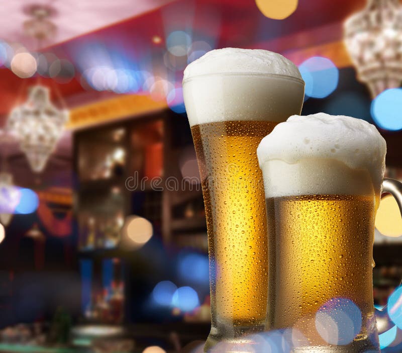 Two beers stock photo. Image of refresh, celebration, cold - 7776400