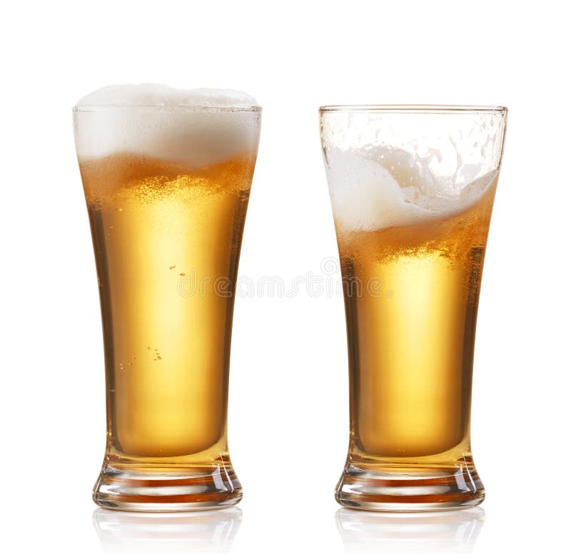 Two beers stock photo. Image of refresh, celebration, cold - 7776400