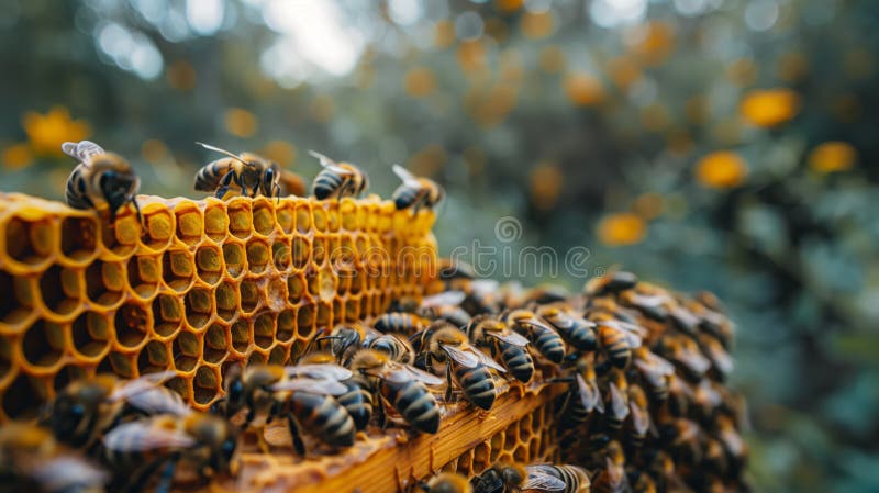 Bees on Honeycomb stock image. Image of environment - 311367065 Bees on Honeycomb stock image. Image of environment - 311367065