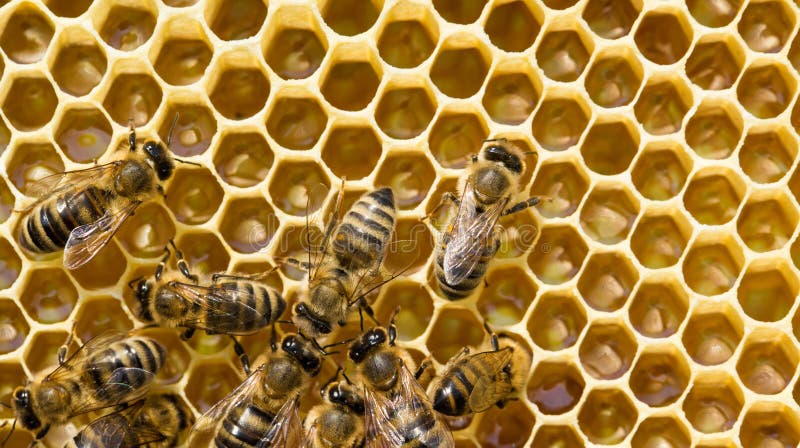 Bees swarming stock image. Image of domesticated, macro - 263826851