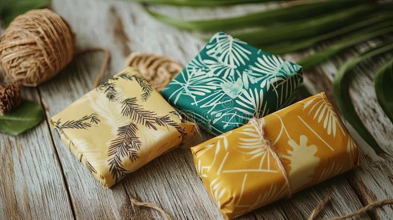 Beeswax Wraps in Summer Packaging . Stock Photo - Image of pile, suit ...