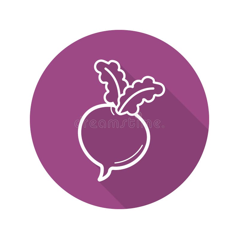 Beet Linear Icon. Modern Outline Beet Logo Concept on White Back Stock ...