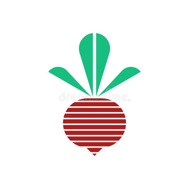 Beet Geometric Symbol. Vegetable Sign Stock Vector - Illustration of ...