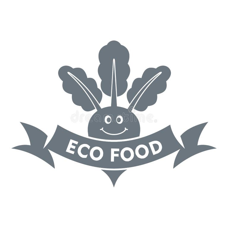 Beet Logo, Simple Gray Style Stock Vector - Illustration of natural ...