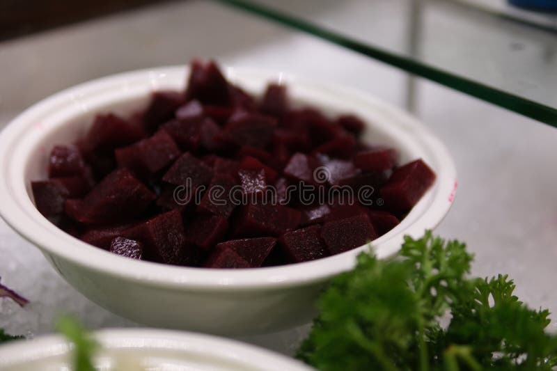 Beet Pieces Beetroot Beta Vulgaris is Root Vegetable Also Known As Red ...