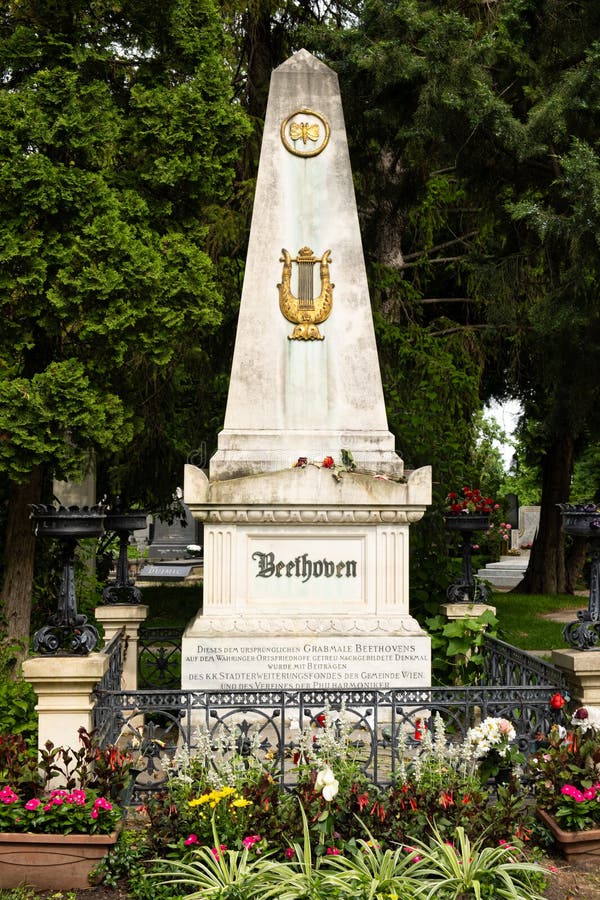 Beethoven S Grave in the Central Cemetery of Vienna. June 4, 2023 ...