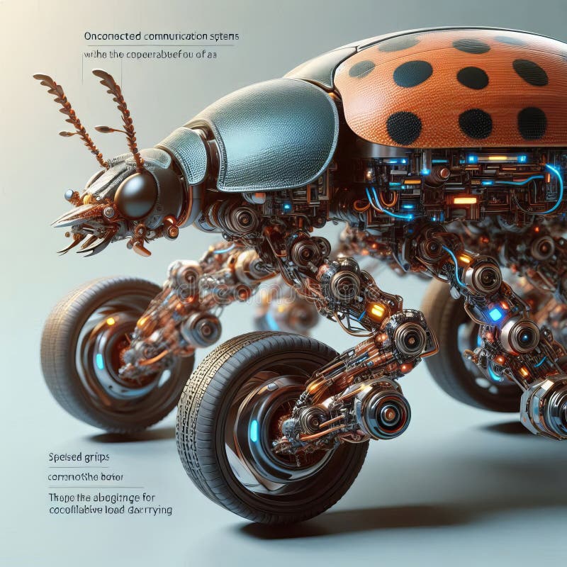 93 Beetle Ant Hybrid Cargo Bot Combines the Strength O Stock Photo ...