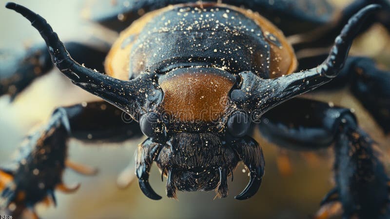 Beetle Head Close Up stock photo. Image of wildlife - 377868870