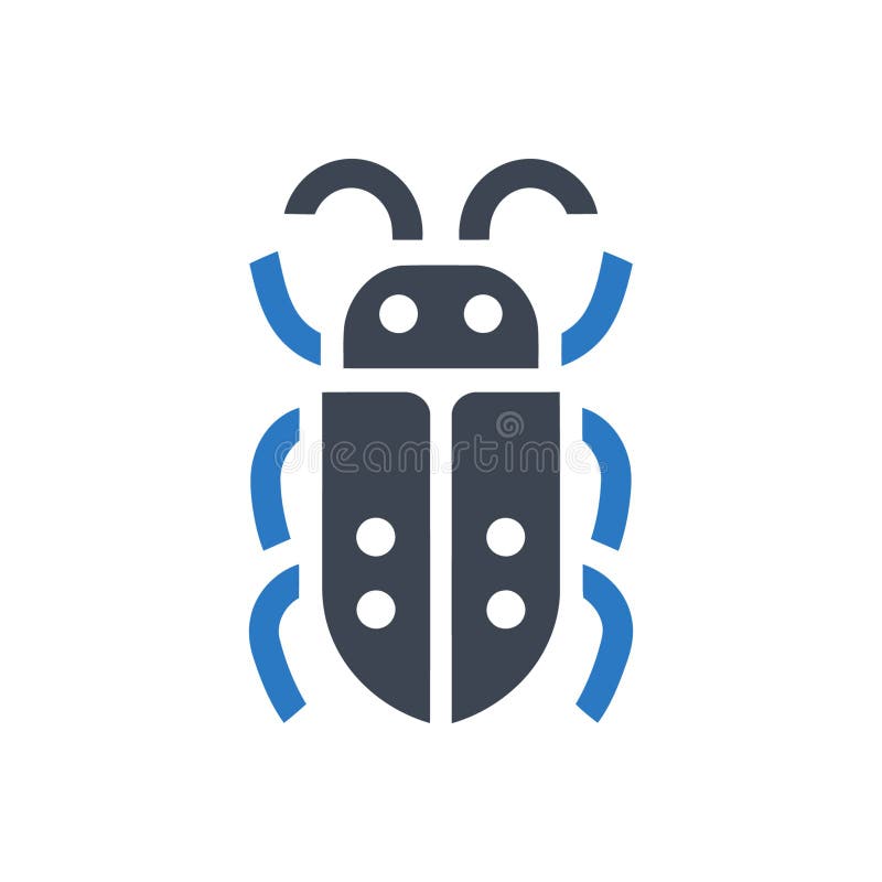 Beetle Icon stock vector. Illustration of vector, icon - 361702642